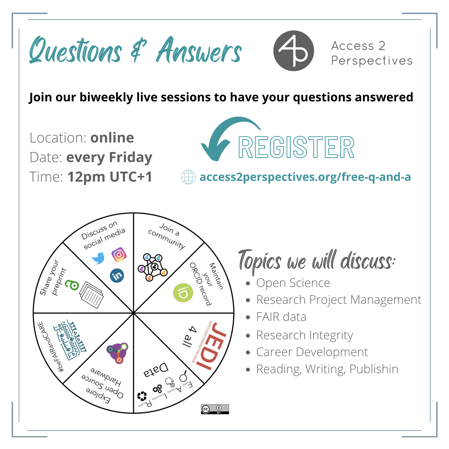 Free Q&A sessions