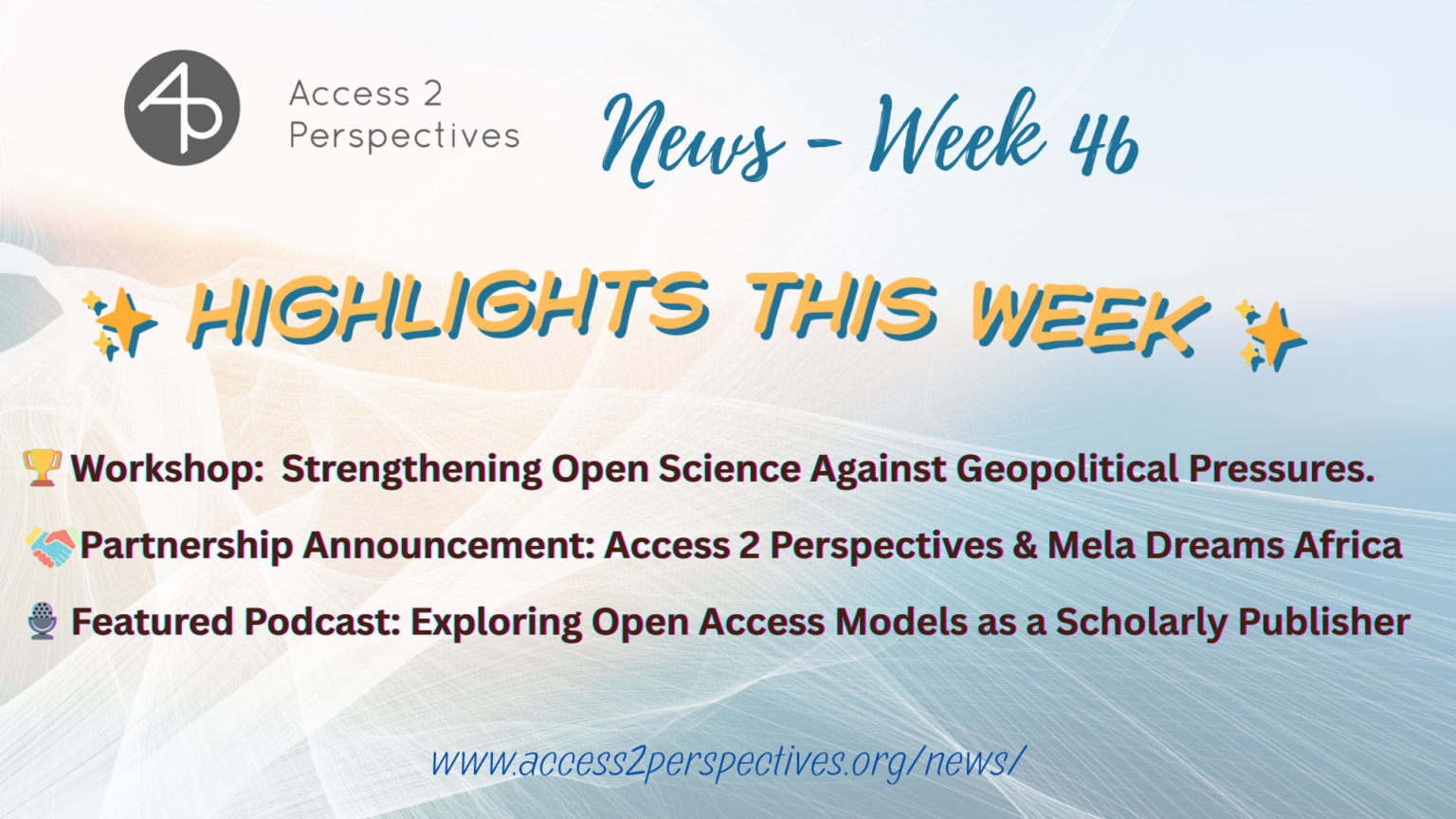 Newsletter • Week 46/2025