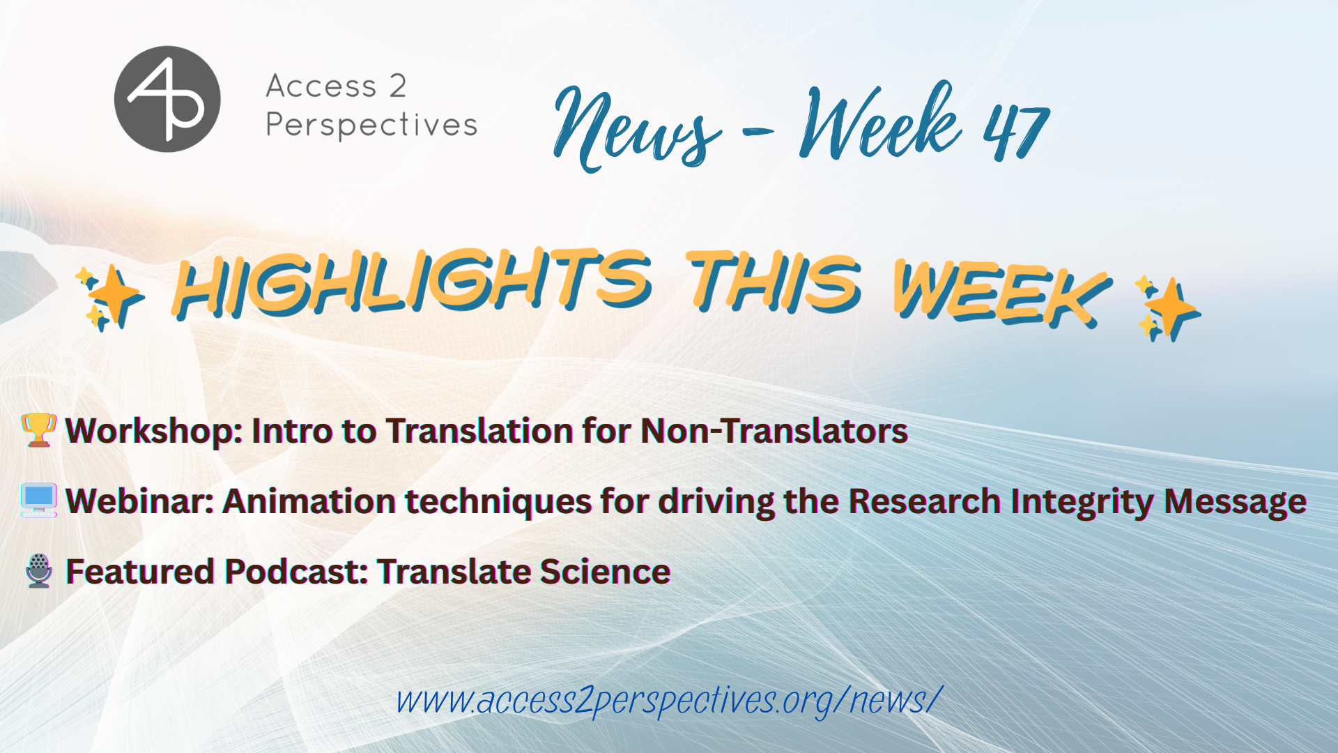 Newsletter • Week 47/2025